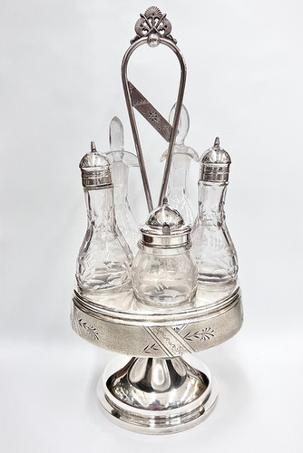 Victorian 5 Piece Castor Set | Arcadian Antiques