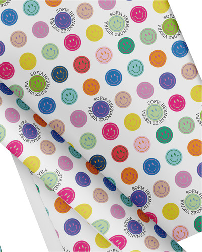 Smiley Wrapping Paper | Paprika Design