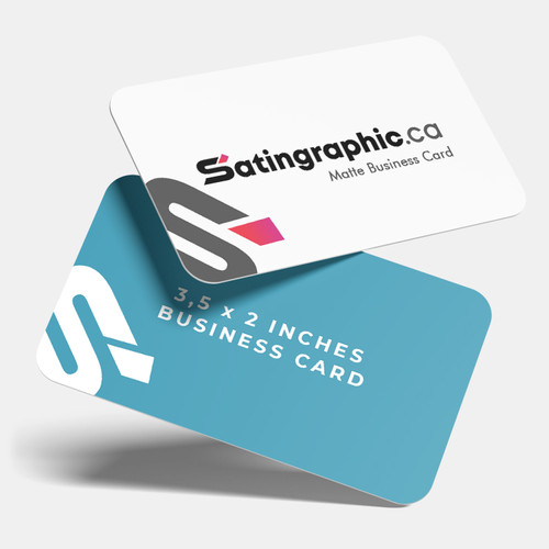 Matte Business Card | Satin Graphic