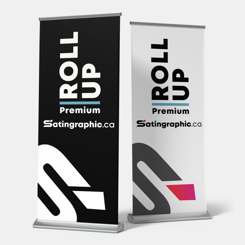 Premium Roll Up (Pull Up) Banner | Satin Graphic