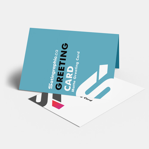 Matte Greeting Card | Satin Graphic