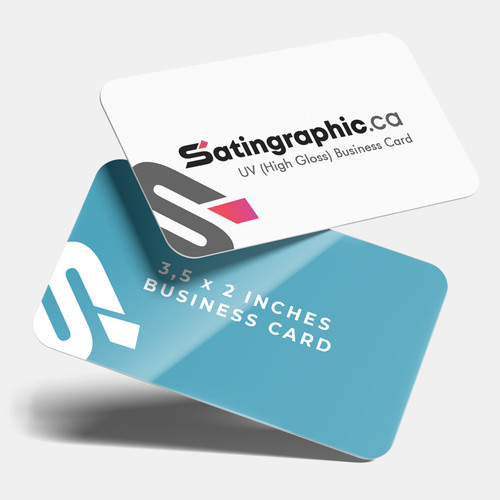 UV (High Gloss) Business Card | Satin Graphic