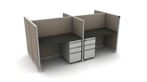 Office Workstations - Cluster of 4 -Layout #6 | website