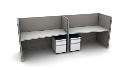 Office Workstation - Double Call Station - Layout #5 | website