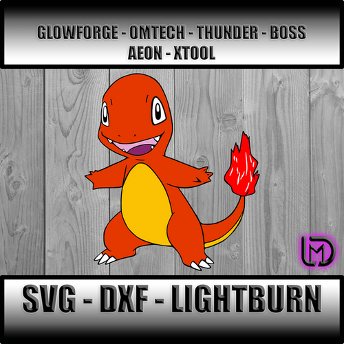 Charmander Pokemon (Digital) | LyfeMade Designs
