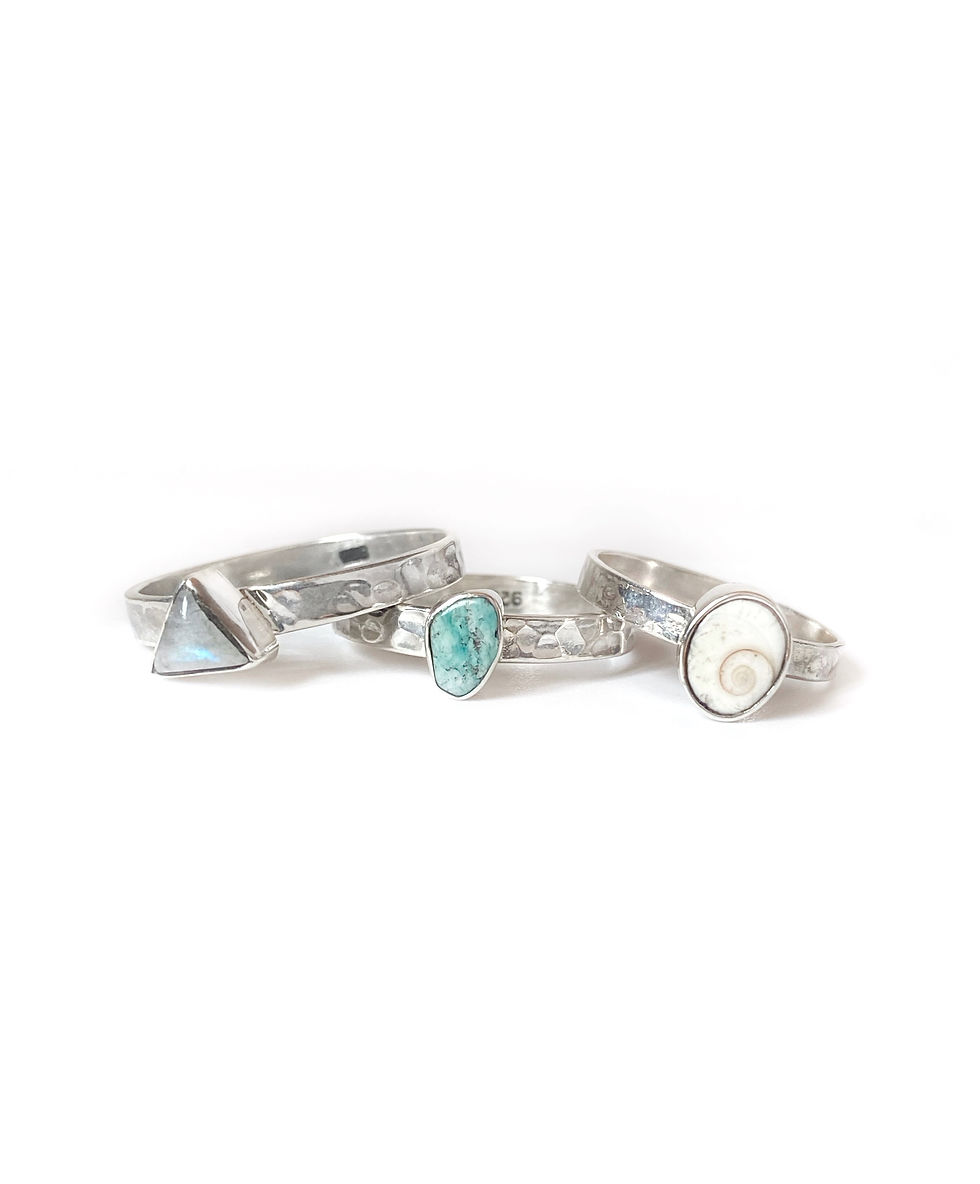 Ocean Stacking Rings / Brighton / Ocean Boheme