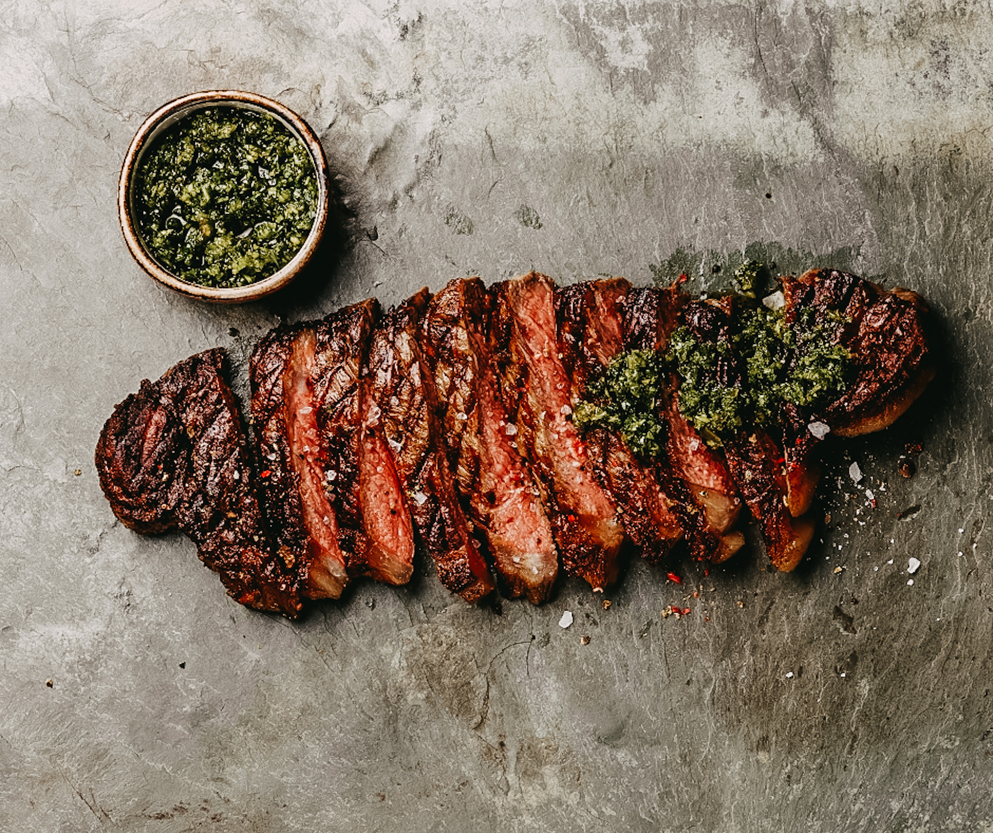 grilled skirt steak with chimichurri sauce | Whole Family Health