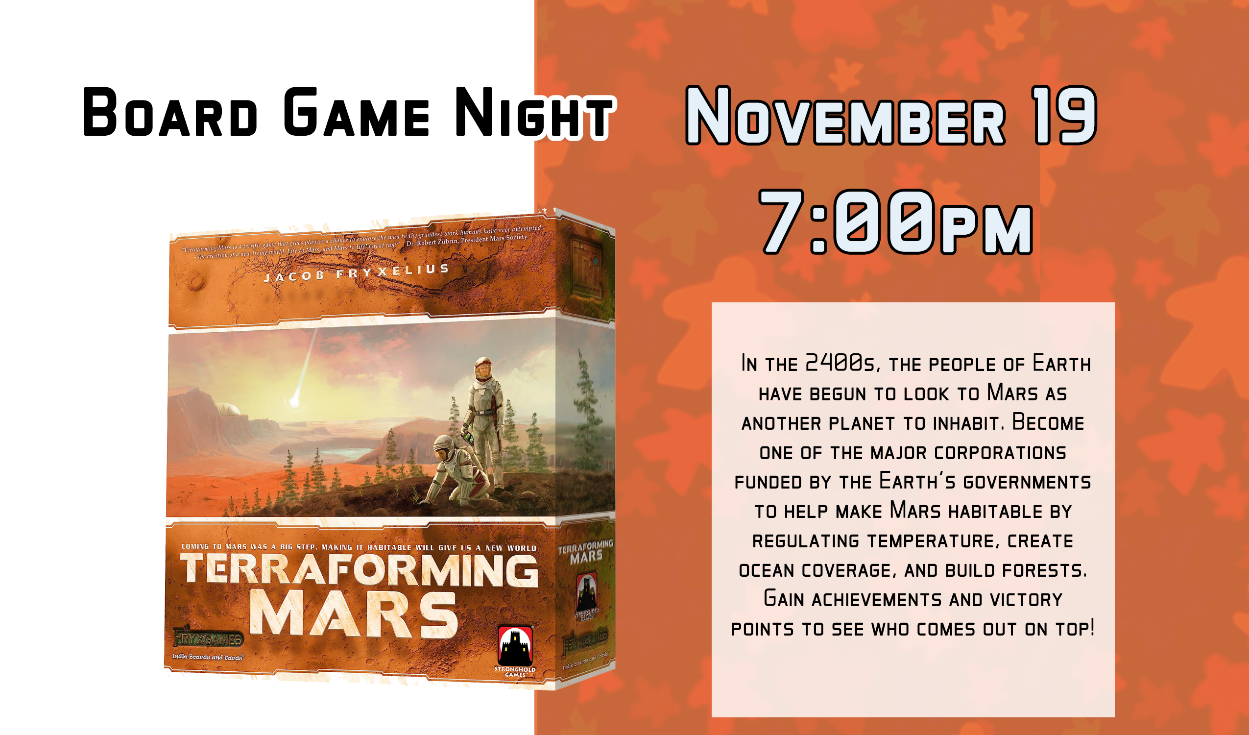 Board Game Night Terraforming Mars | FireflyToysAndGames