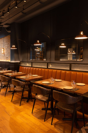 Claude's - Modern European Restaurant Design | Muzo Interior Design