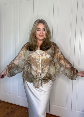 Timeless Italian Silk Top | Linen and Poppies