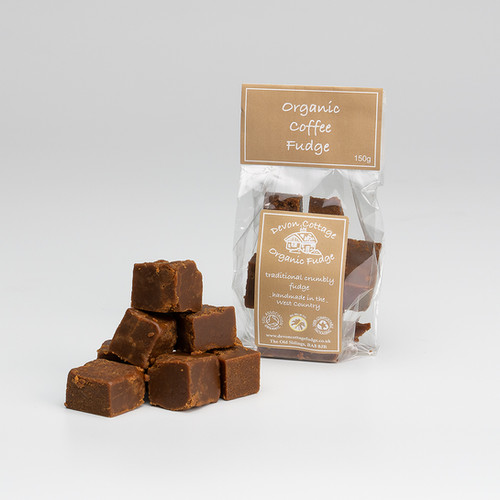 Organic Coffee Fudge 150g | Devon Cottage Fudge