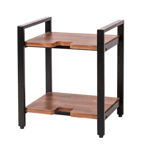 Wavebone Jenga™ Beautiful Wood & - Steel 2 Level Shelf | AV Caribbean | https://static.wixstatic ...