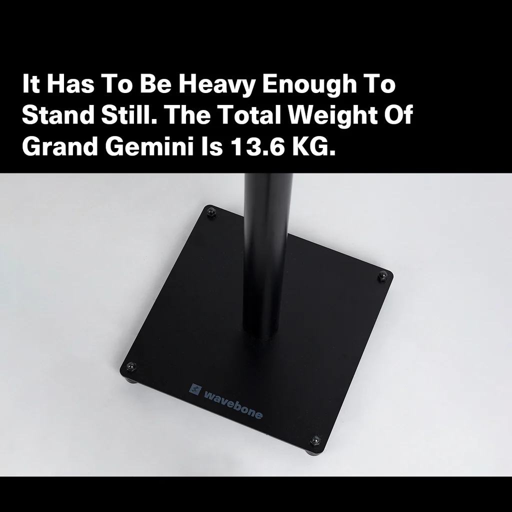 Wavebone Grand Gemini™ Studio Monitor Stand Pair | AV Caribbean | https://static.wixstatic.com ...