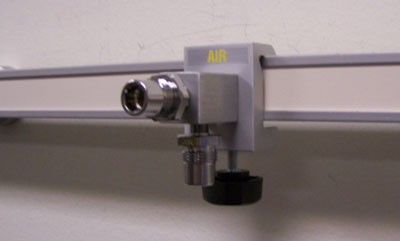 Single Gas Block Air DISS | Easterrailsystem