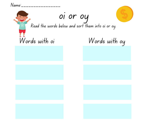 Vowel -Oi and -Oy | Space Speech Therapy