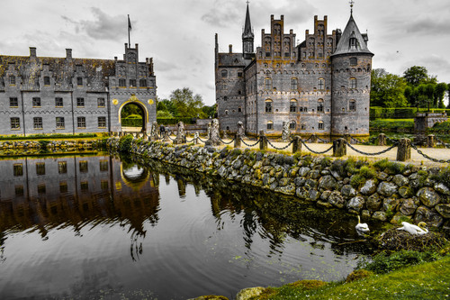 Egeskov Castle by Hans Olsen | artwestgallery