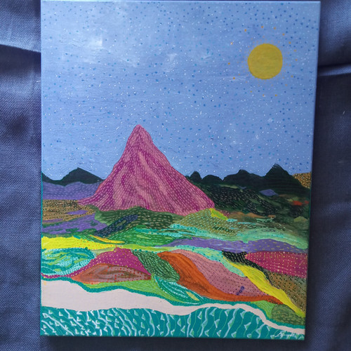 Mountain to sea by Lesley Bright | artwestgallery