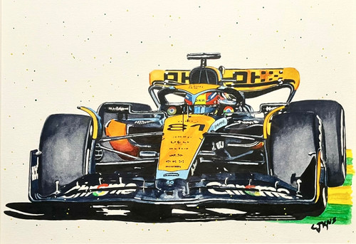 Cameron Atkins Oscar Piastri | artwestgallery