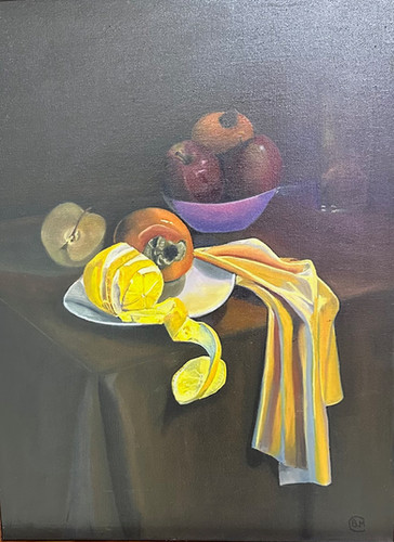 "Persimmons & Lemon" Bernadette McConville | artwestgallery