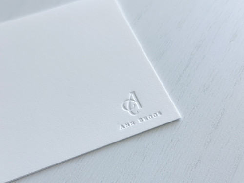 Personalized Minimalist Stationery Initial & Name | Fire Hound Press