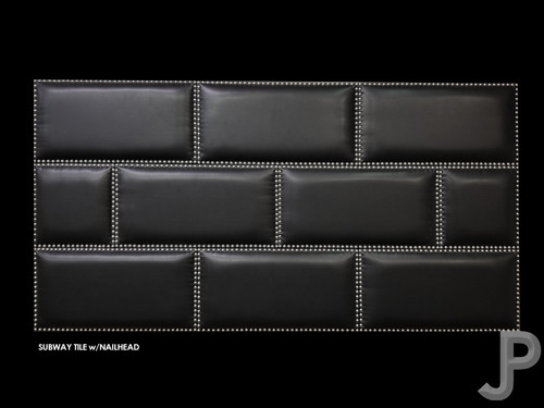 SUBWAY TILES Custom Upholstered Wall Panels