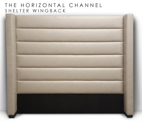 Horizontal Channel Shelter Wingback | beds-and-headboards