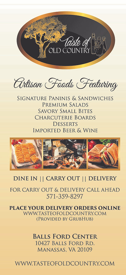Artisan Food Menu | tasteofoldcountry