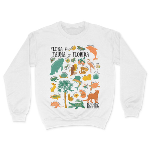 Florida Flora & Fauna Crewneck | Nature-Inspired Florida Wildlife ...