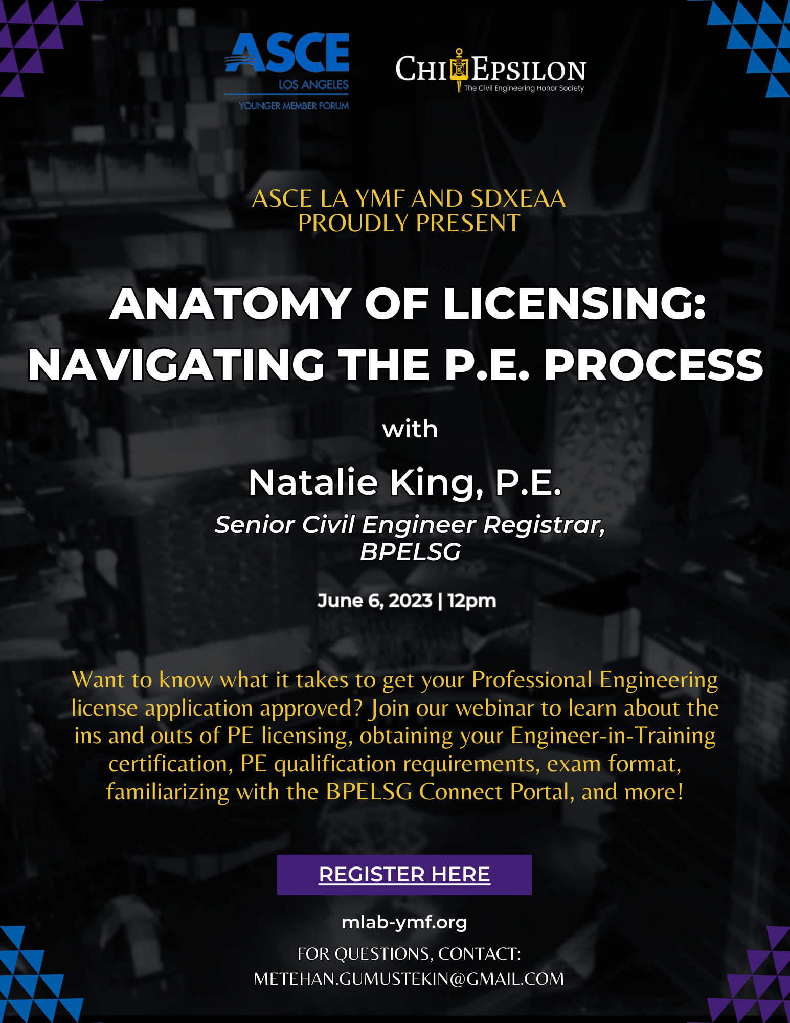 Anatomy of Licensing: Navigating the P.E. Process | ASCE LA YMF