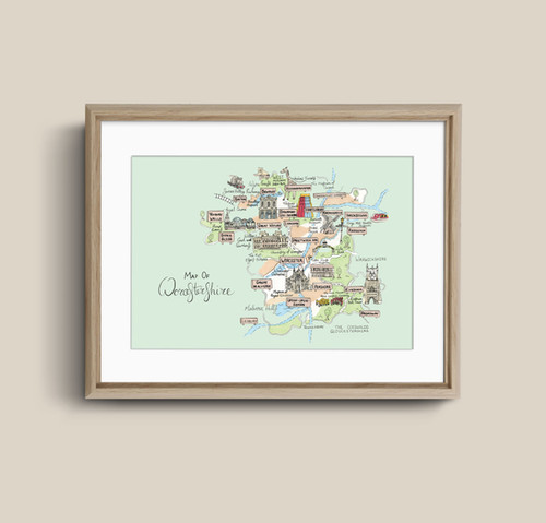 Map of Worcestershire | stacyhammond