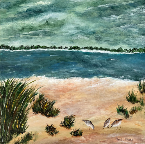 A Stormy Day at the Beach by Patti Thorp | SHM
