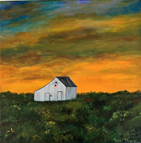 Laurel Barn at Sunset by Patti Thorp | SHM