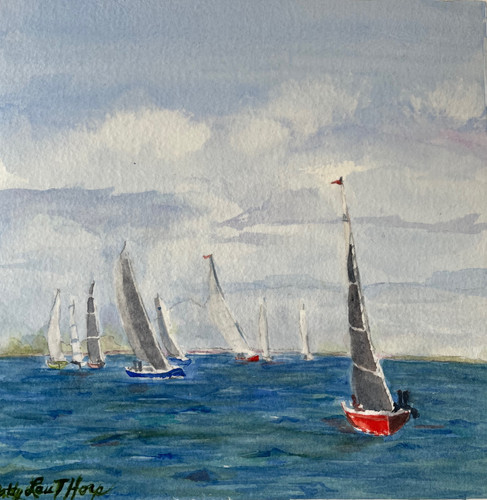 Starboard Tack Takes Lead by Patty Lauth-Thorpe | SHM