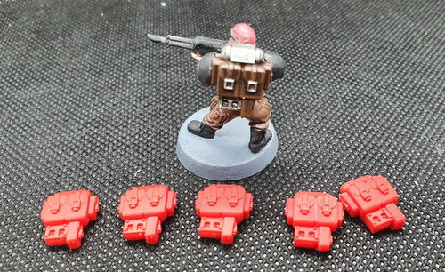 5x 28mm Wargames Backpacks - Warhammer40k Astra Militarum, Imperial ...
