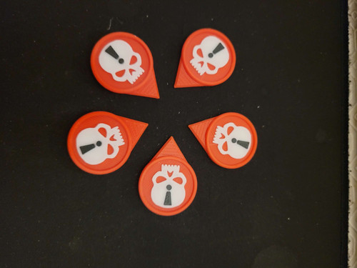 Pre coloured BattleShock Status Markers | WatcorpDesigns