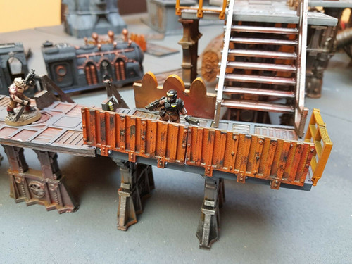 Industrial barriers - warhammer40k/necromunda/killteam | WatcorpDesigns
