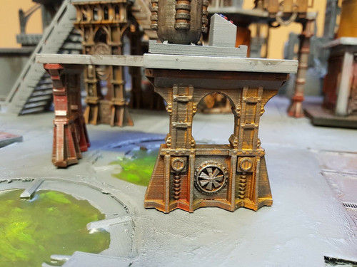 67mm Industrial Wargaming Platform Leg | WatcorpDesigns