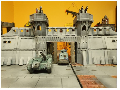 3d Printable Fortress for 28mm wargames | WatcorpDesigns