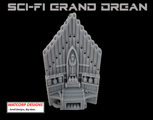 Large Gothic Sci-fi organ | WatcorpDesigns