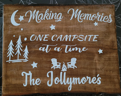 RV Camping Signs|Making Memories Personalize Print Sign