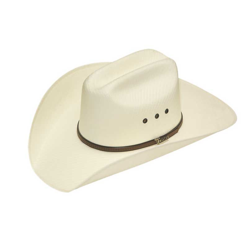 Twister Cattleman Shantung Straw Cowboy Hat | Lammle's Corporate Twister Cattleman Shantung Straw Cowboy Hat | Lammle's Corporate