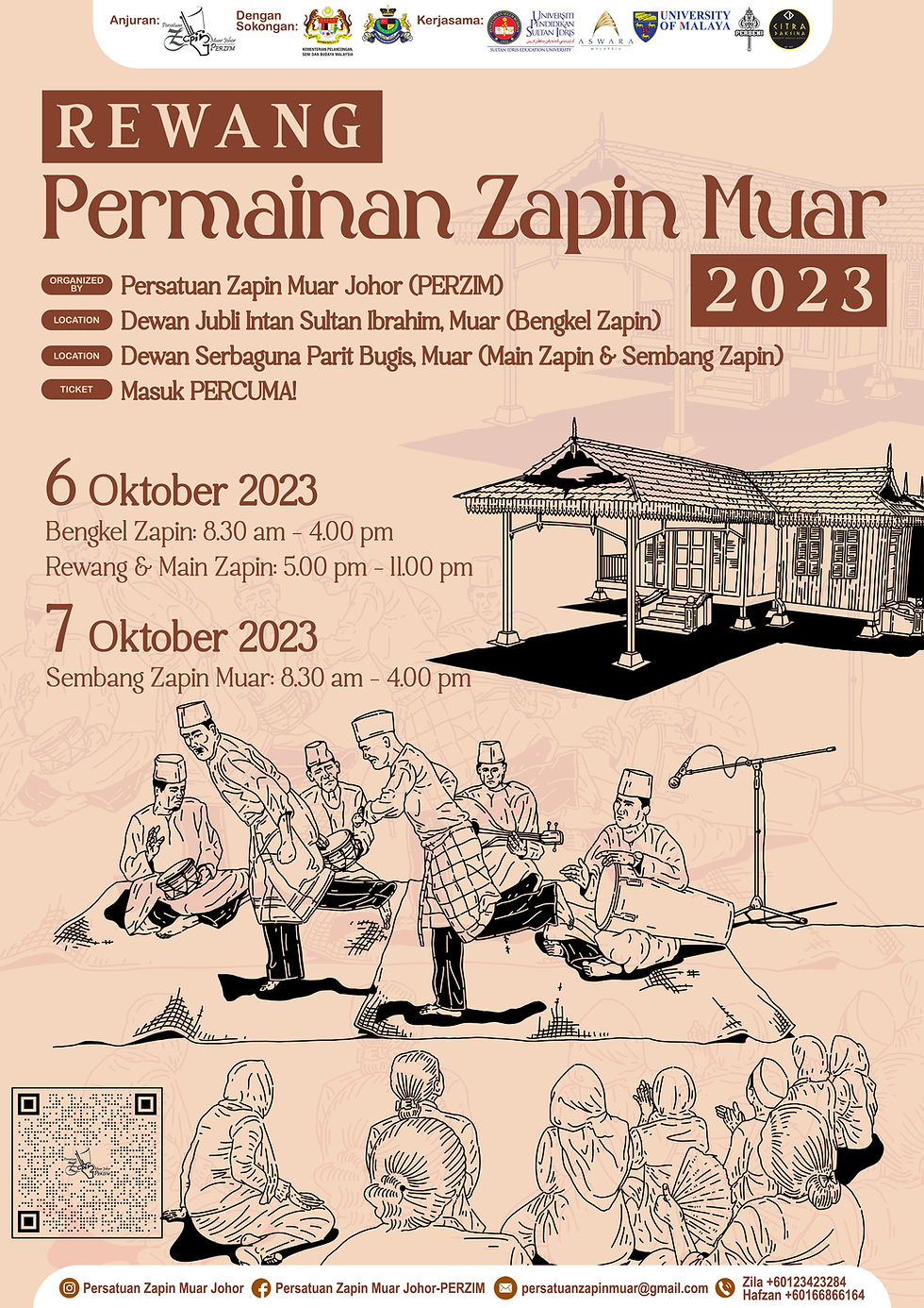 Rewang Permainan Zapin | Persatuan Zapin Muar
