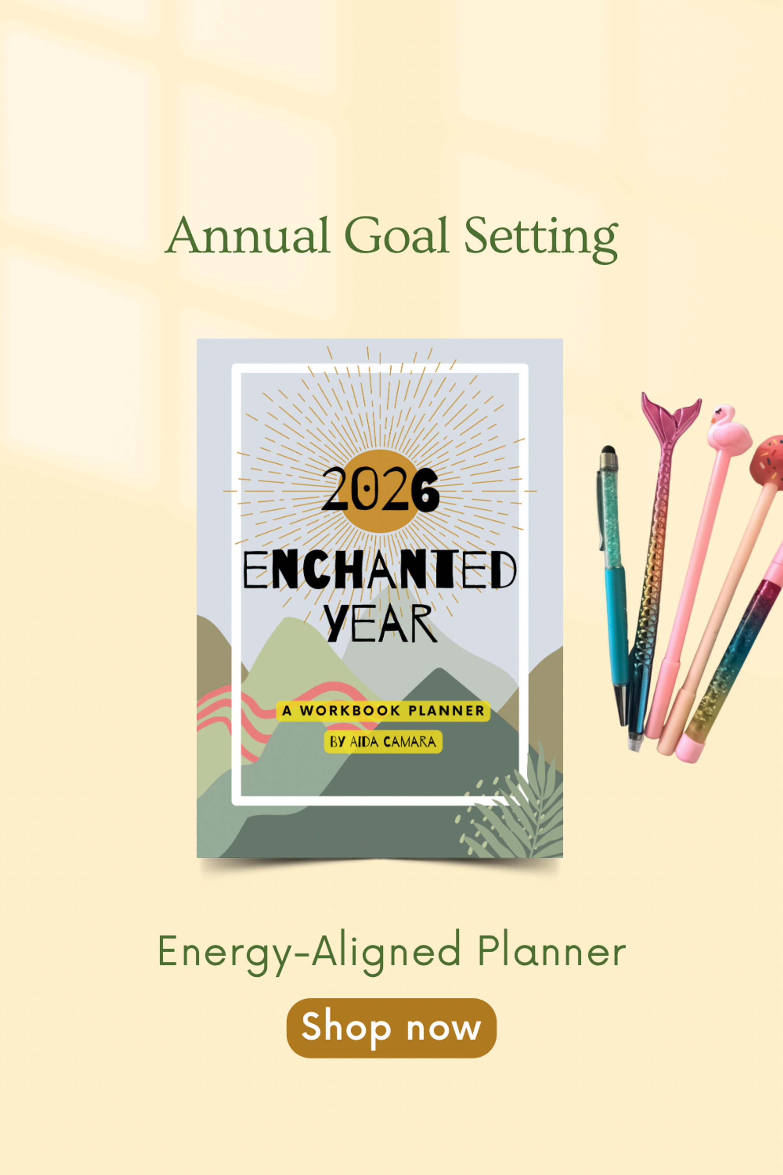 The Story Behind Enchanted Year- a 2026 Manifestation Planner.