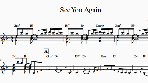 See You Again | Wiz Khalifa (Piano e Violoncelo) | Partitura Express