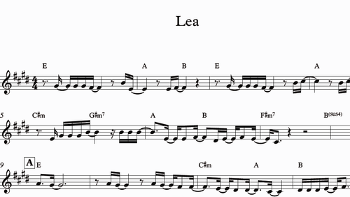 Lea | Toto | Partitura Express