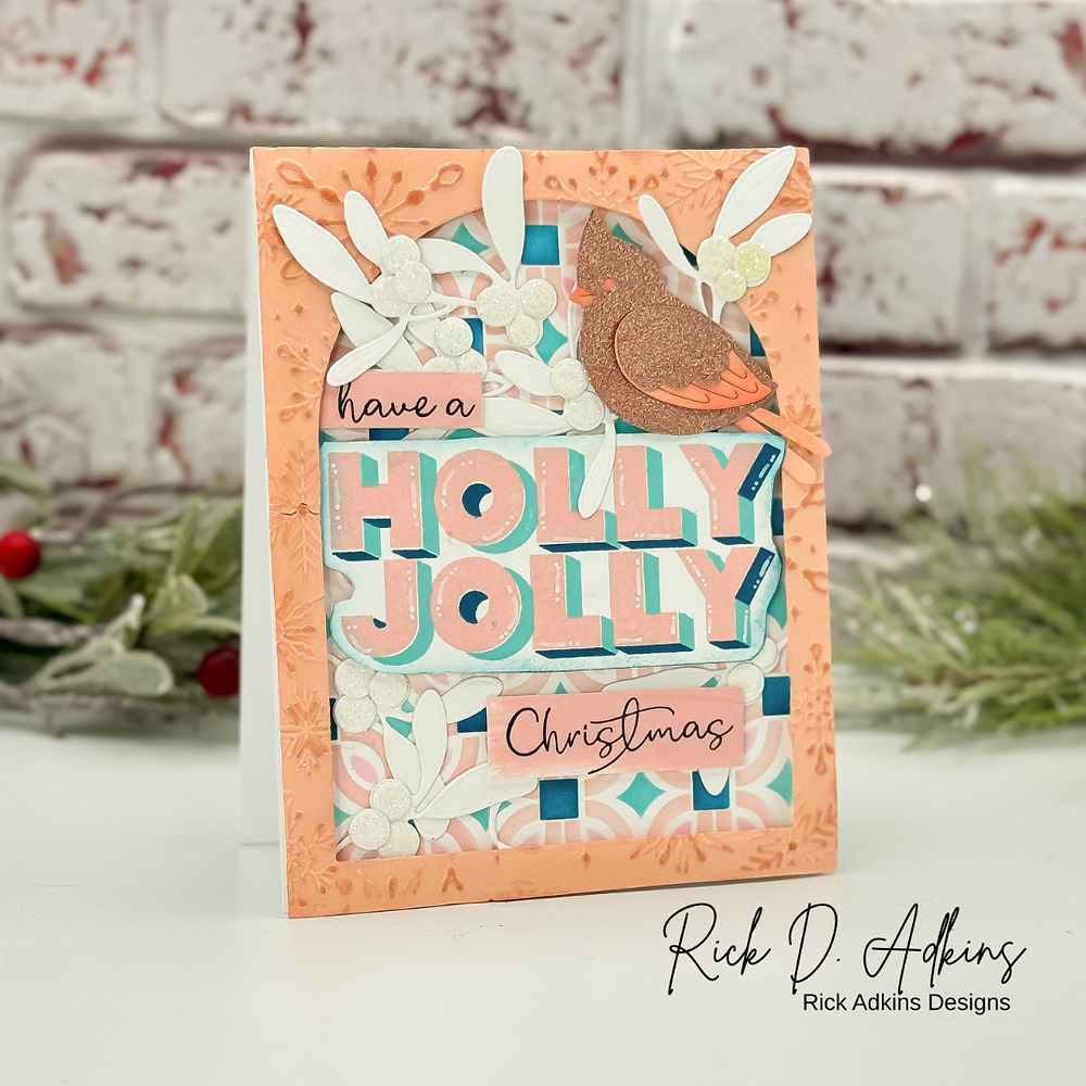 Holly Jolly Christmas Card with the Simon Says Stamp And Everything ...