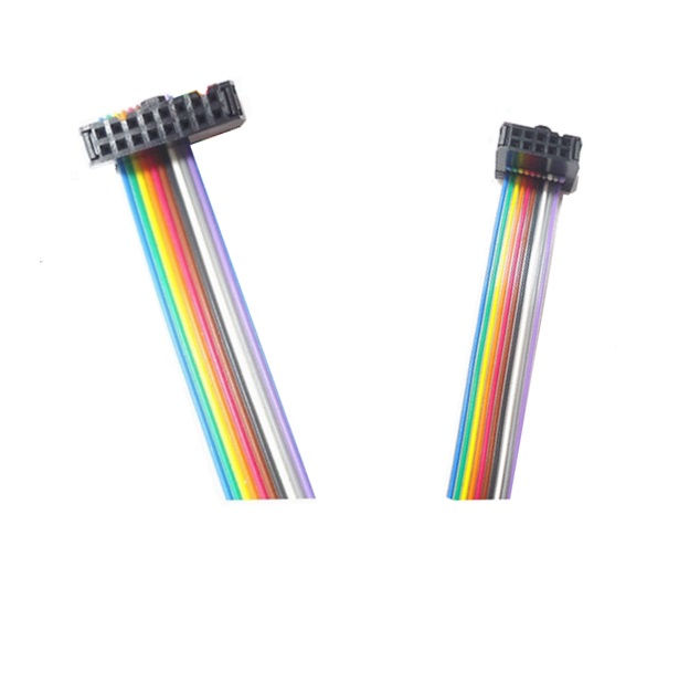 16 PIN to 10 PIN Header Eurorack Rainbow Ribbon Cable 4" - 12 ...