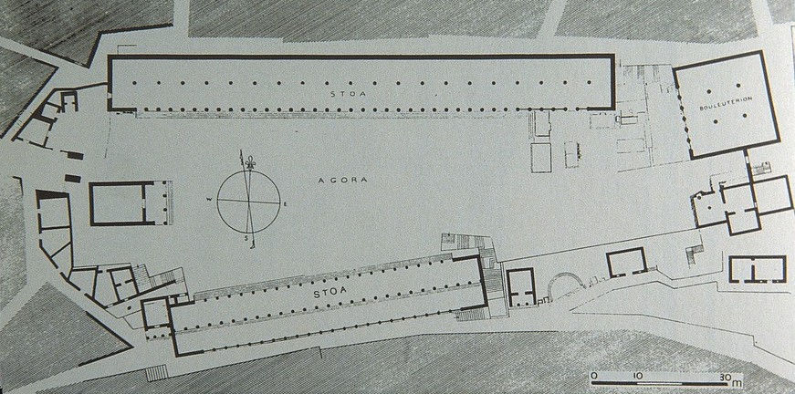 Assos: The main Street and the Agora.