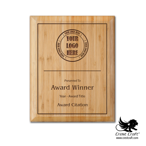 Bamboo Recognition Plaque | Crest Craft Company