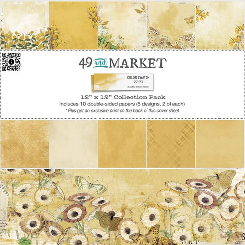 Ochre Color Swatch Collection Pack | The Scrap Attic